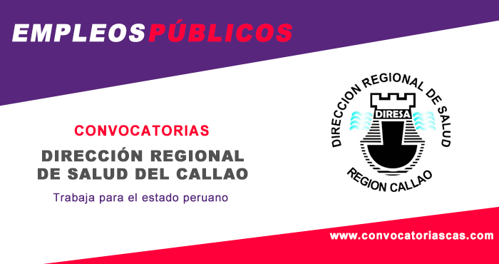 DIRESA CALLAO CAS 2025 DIRESA CALLAO CAS 2025